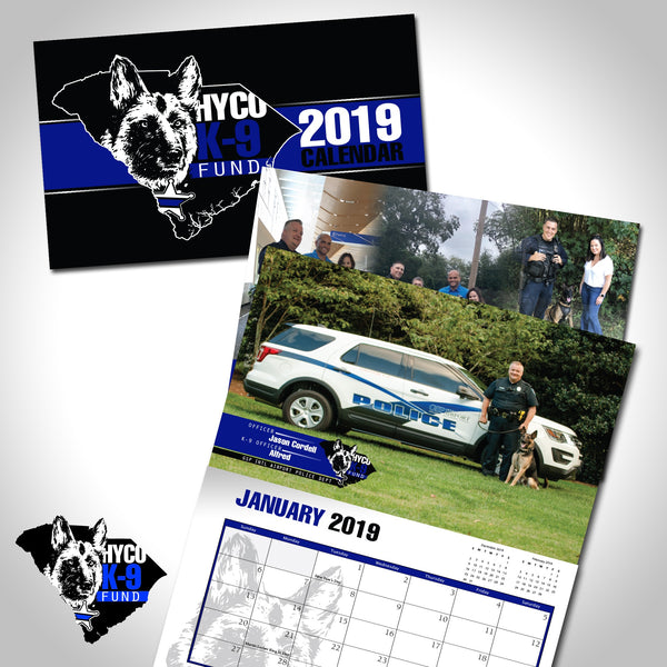 SOLD OUT! 2019 K-9 Calendar – Hyco K9 Shop